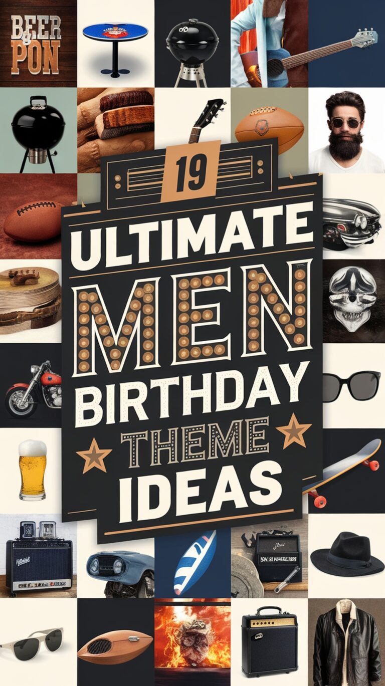 Mens Birthday Party Decorations That Actually Look Amazing - Good Mom ...