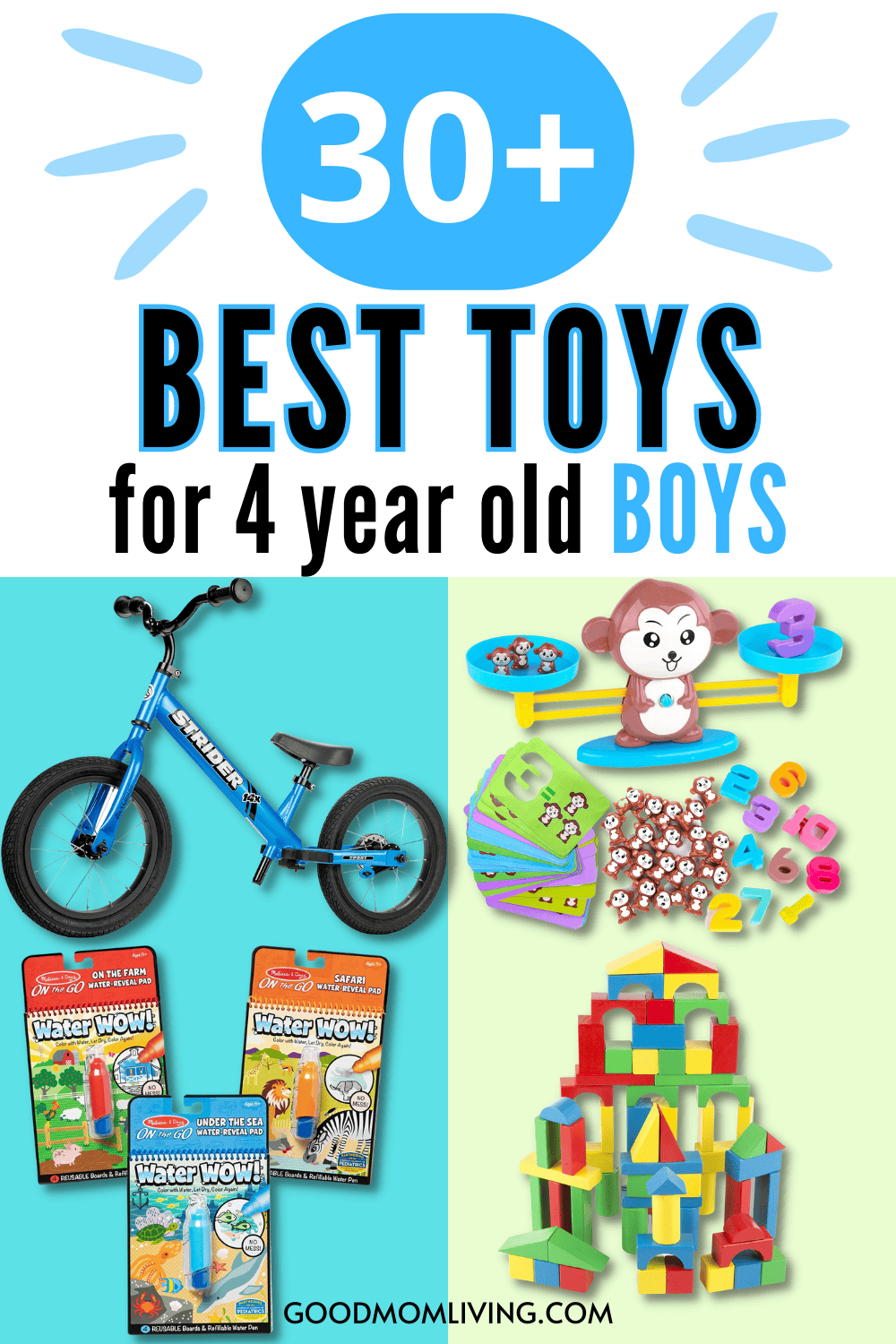 30+ Best Gifts and Toys for 4 Year Old Boys - Good Mom Living