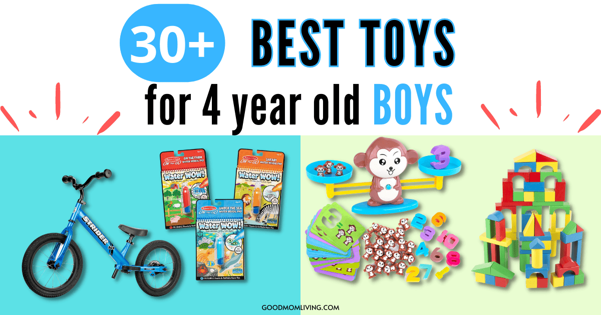 30+ Best Gifts and Toys for 4 Year Old Boys - Good Mom Living
