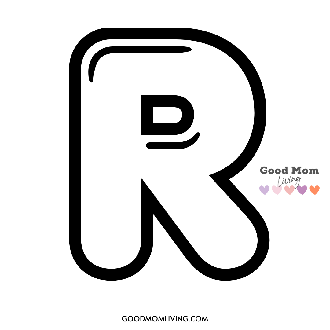Bubble Letter R Free Printables and How to Draw! - Good Mom Living Bubble Letter R Free Printables and How to Draw! - Good Mom Living