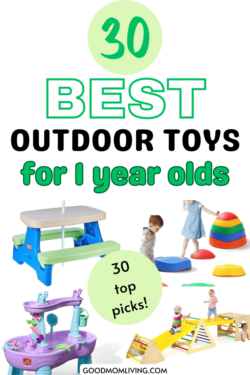 30 Best Outdoor Toys for 1 Year Old Kids and Toddlers - Good Mom Living