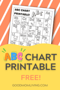 ABC Chart for Kids (Free Printable ABC Alphabet Chart) - Good Mom Living