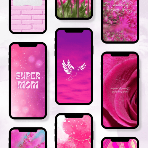 56 Hot Pink Phone Wallpaper - Good Mom Living