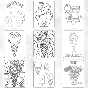 25 Cute Ice Cream Coloring Pages - Good Mom Living