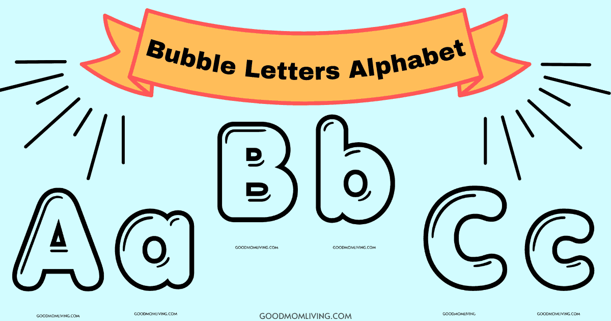 Cool Bubble Letters Alphabet To Trace