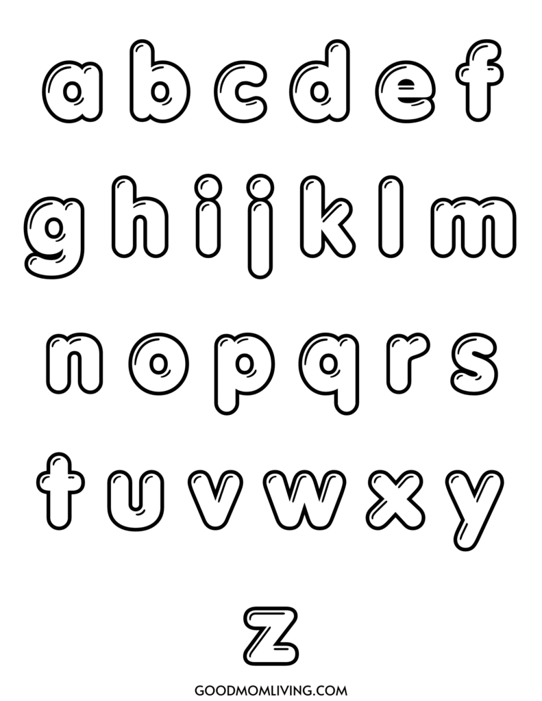 Printable Bubble Letters Upper And Lowercase - Infoupdate.org Printable Bubble Letters Upper And Lowercase - Infoupdate.org