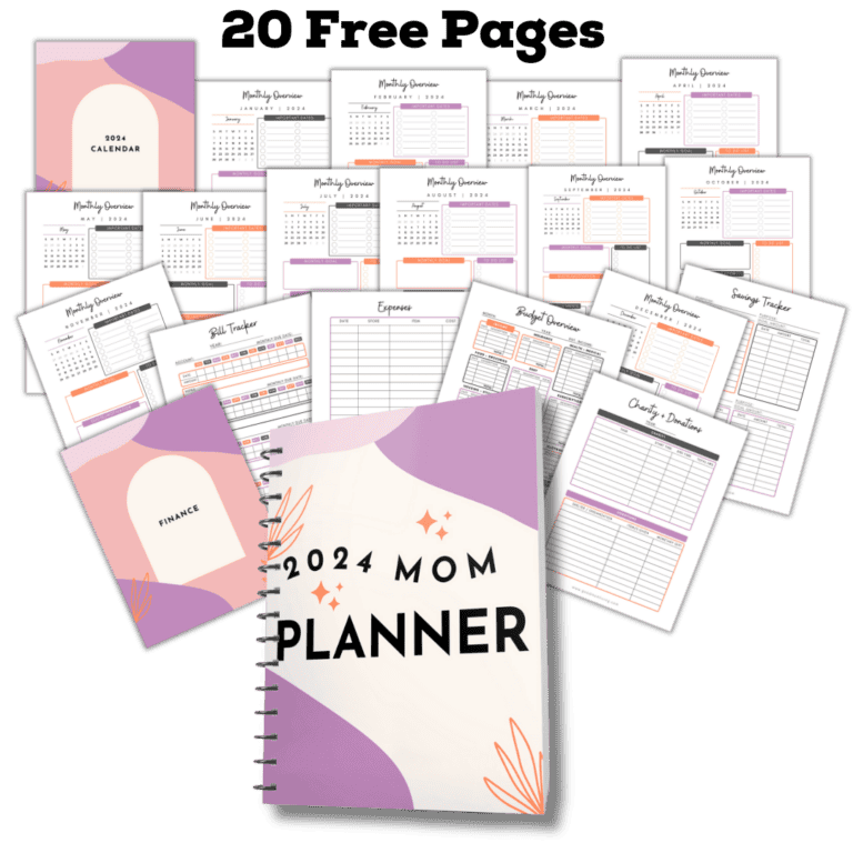 Planner for Moms (Free Printable!) - Good Mom Living