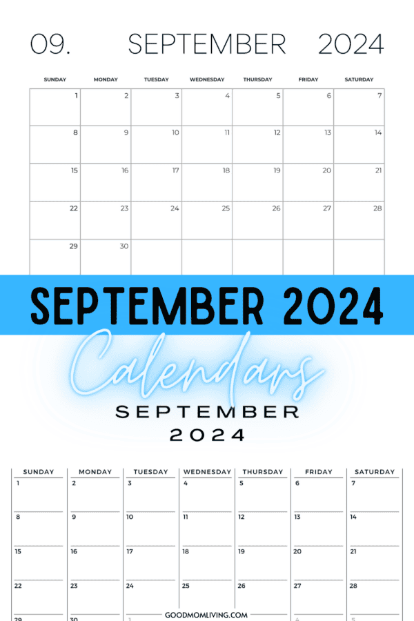 Stay Grounded This Fall with a Free September 2024 Calendar - Good Mom ...