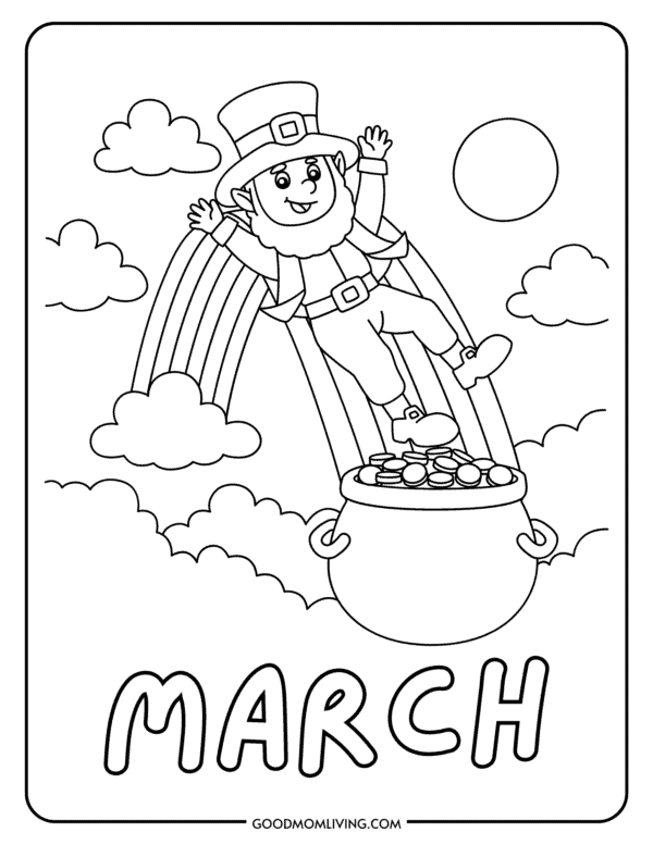 25+ March Coloring Pages (Free March Coloring Page) - Good Mom Living