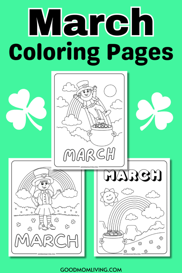 25+ March Coloring Pages (Free March Coloring Page) - Good Mom Living