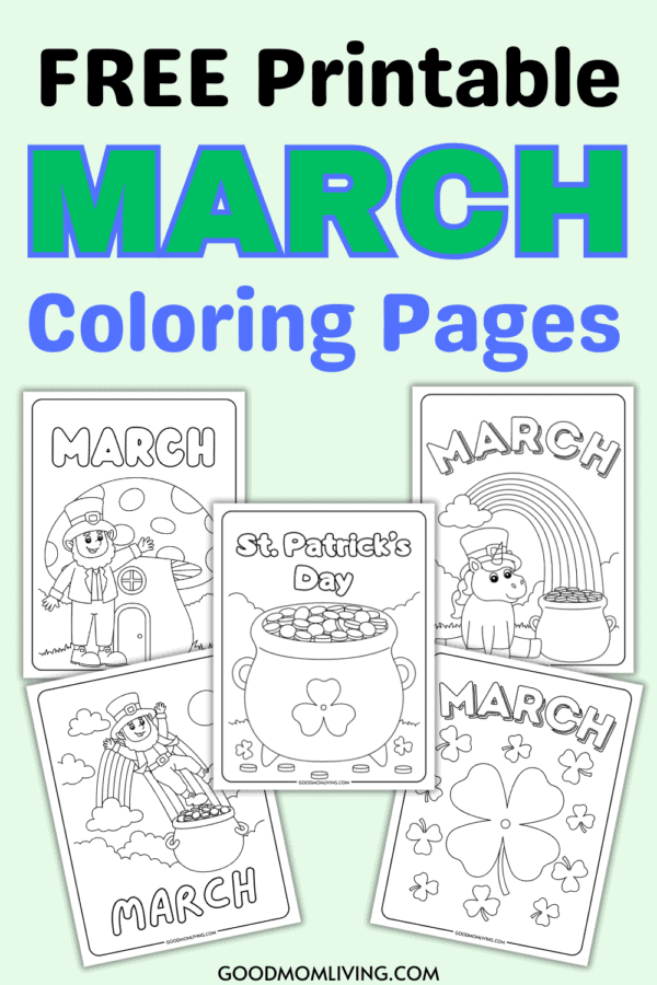 25+ March Coloring Pages (Free March Coloring Page) - Good Mom Living