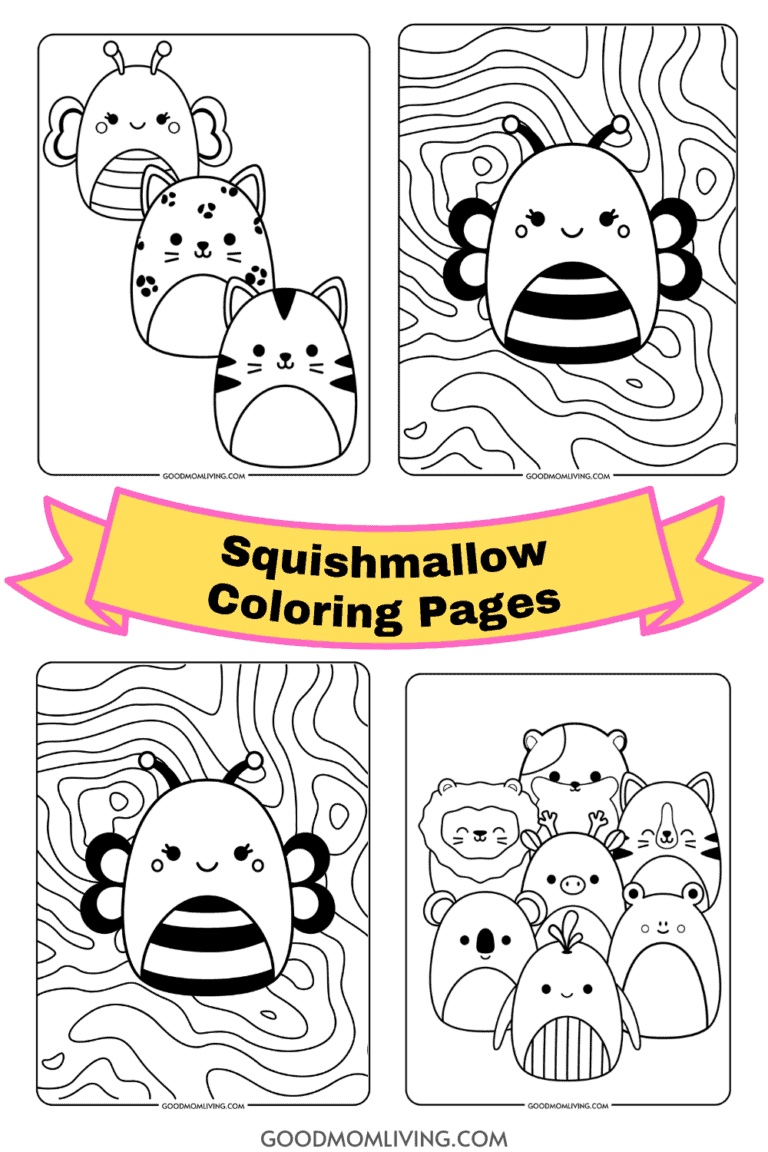 60+ Squishmallow Coloring Pages for Kids (Free) - Good Mom Living