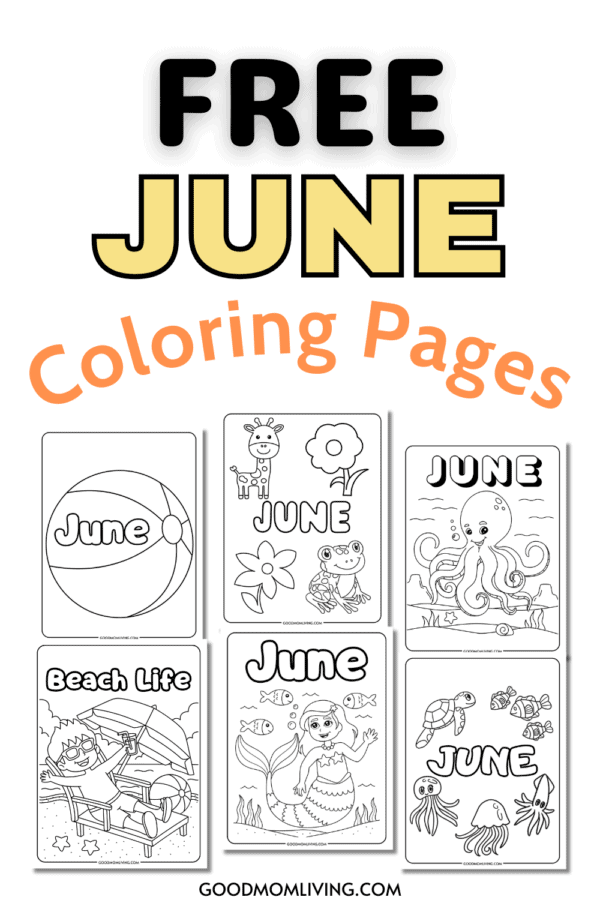 June Coloring Pages (Free Summer Coloring Pages) - Good Mom Living