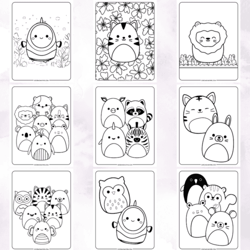 62 Squishmallows Coloring Pages - Good Mom Living
