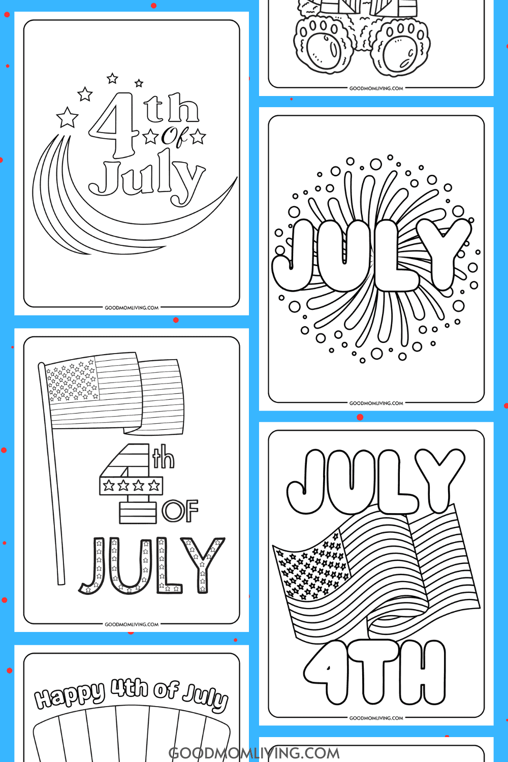 Fourth of July Coloring Pages (25 Free Printables) - Good Mom Living