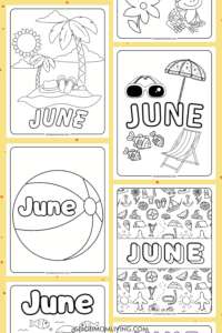 June Coloring Pages (Free Summer Coloring Pages) - Good Mom Living