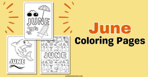 Months of the Year Coloring Pages (Free Printable) - Good Mom Living