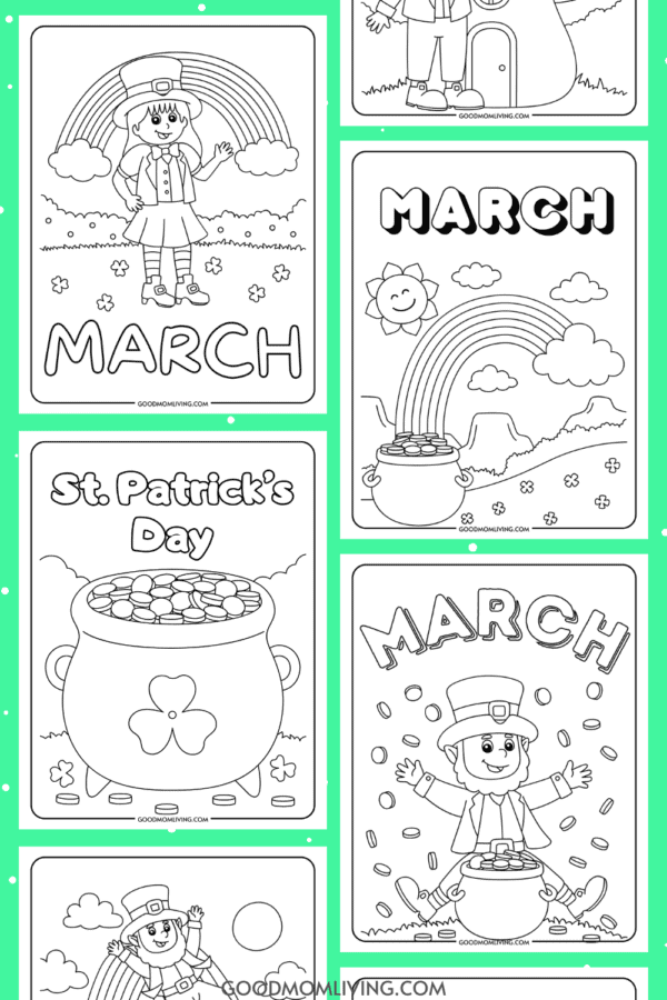 25+ March Coloring Pages (Free March Coloring Page) - Good Mom Living