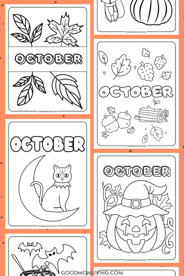 October Coloring Pages (Free Autumn Coloring Pages) - Good Mom Living