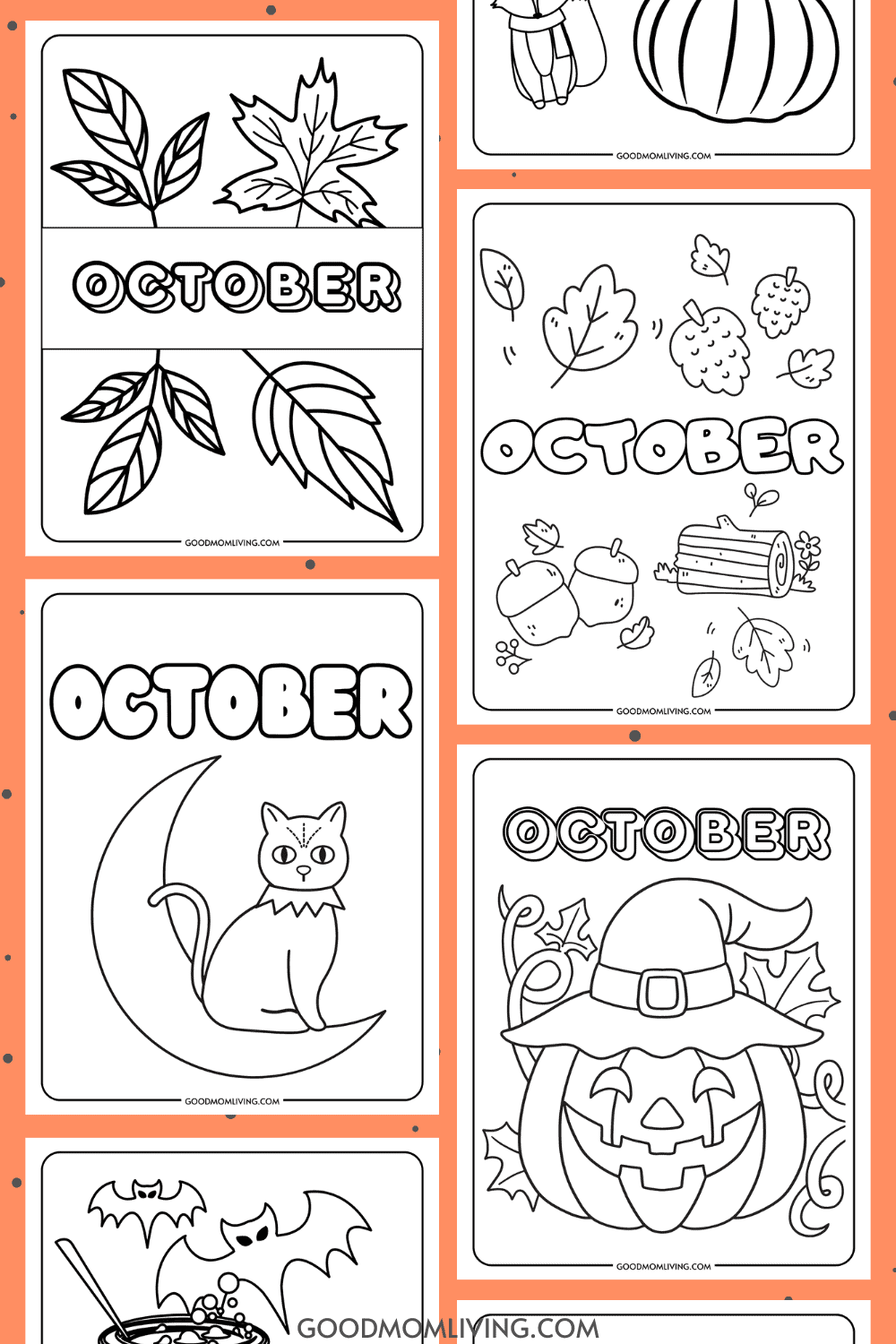 Art Enrichment Everyday October Activity Coloring Pages 8 Educational