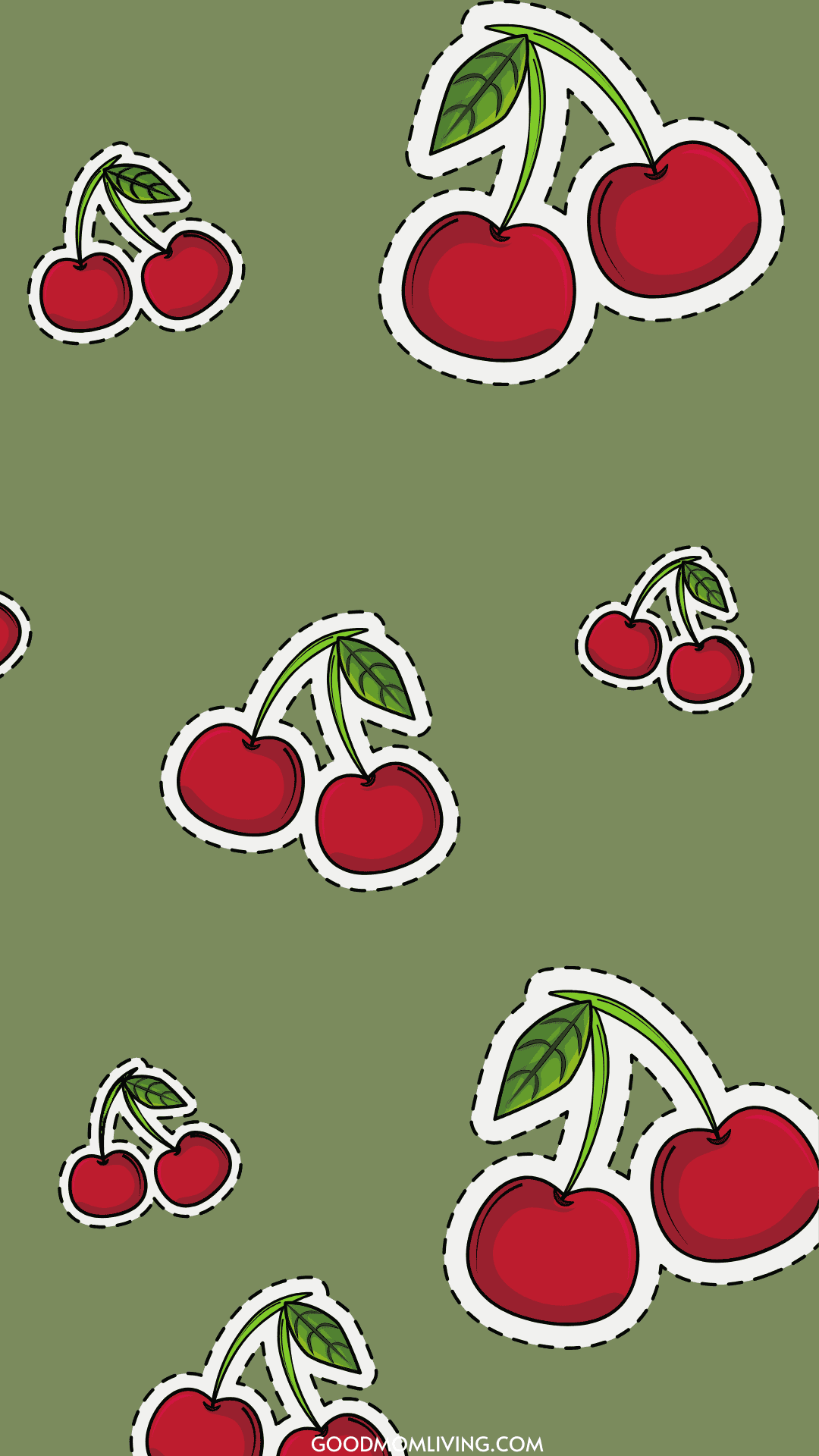Cute Cherry Wallpaper iPhone Aesthetic Images Free - Good Mom Living