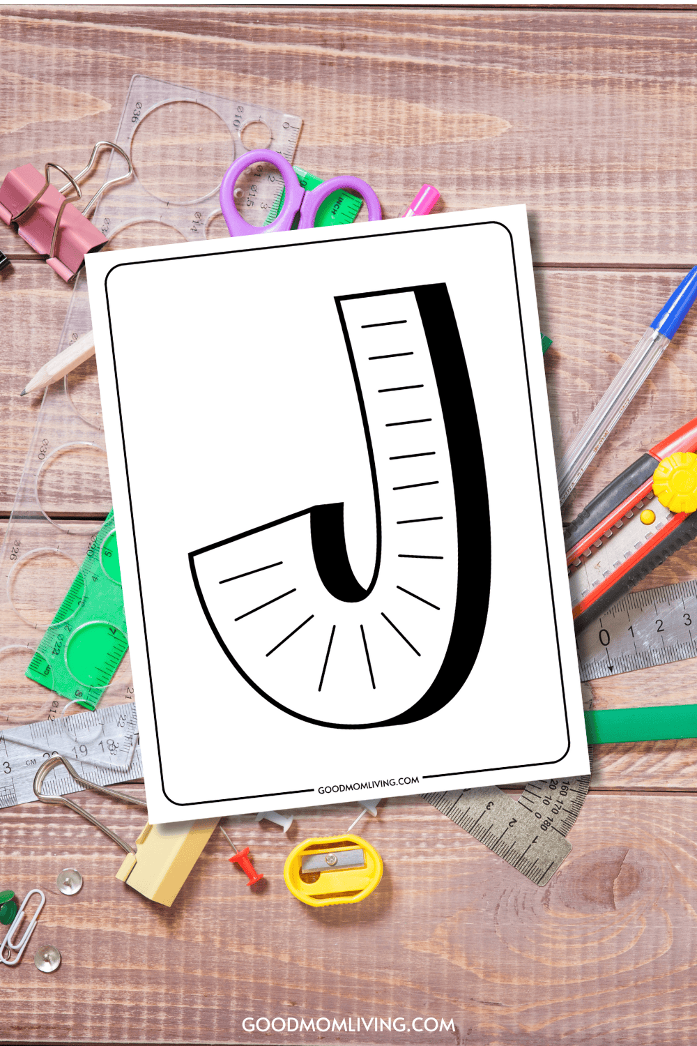 Letter J Coloring Page: Free Alphabet Printable Pages - Good Mom Living