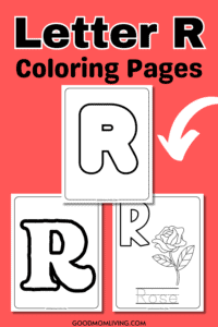 Letter R Coloring Pages: Free Alphabet Printable - Good Mom Living
