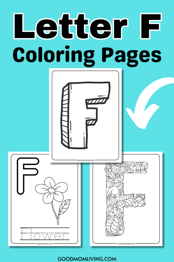 Letter F Coloring Page: Free Alphabet Printable Pages - Good Mom Living