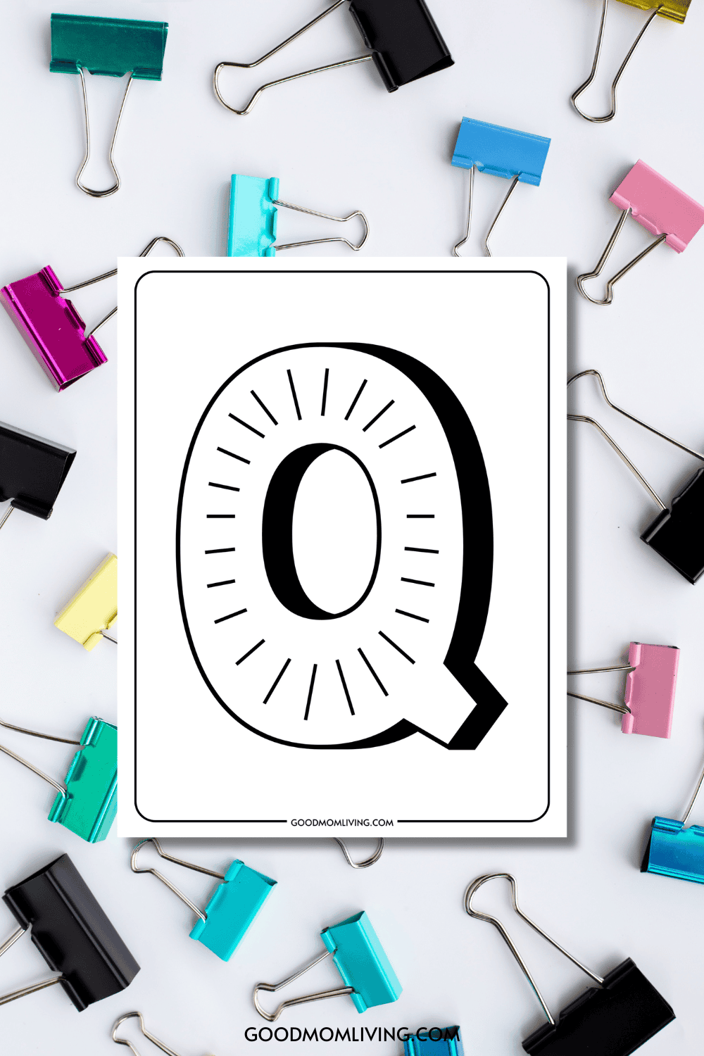 Letter Q Coloring Pages: Free Alphabet Coloring Page - Good Mom Living