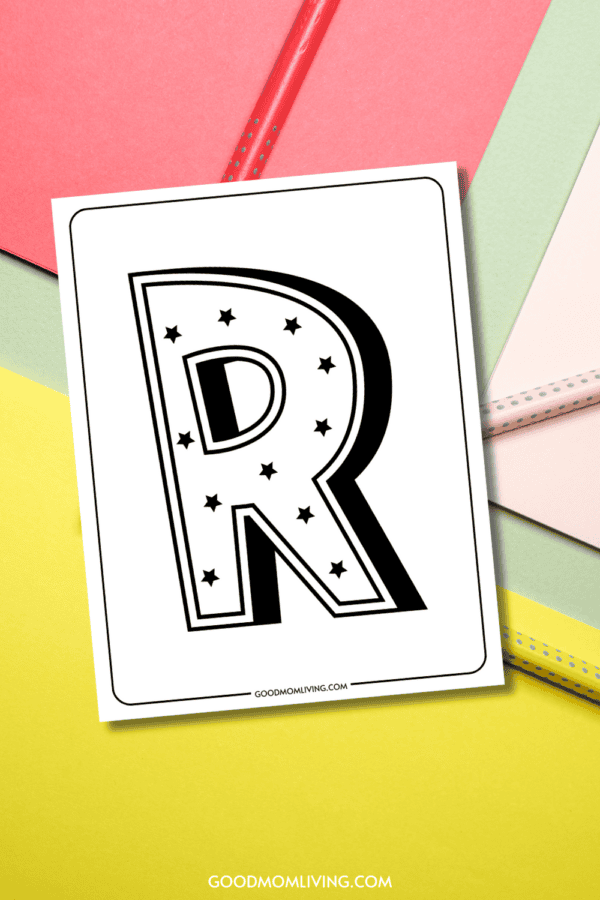 Letter R Coloring Pages: Free Alphabet Printable - Good Mom Living