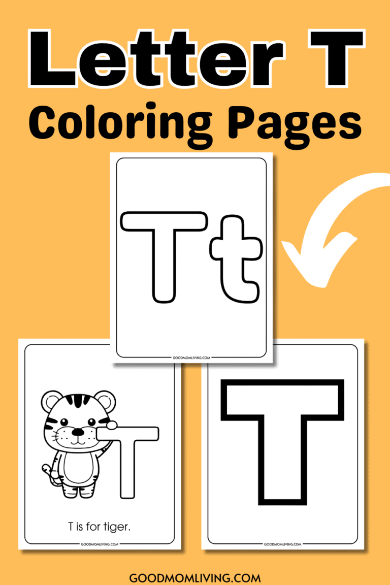 Letter T Coloring Page: Free Alphabet Printable - Good Mom Living