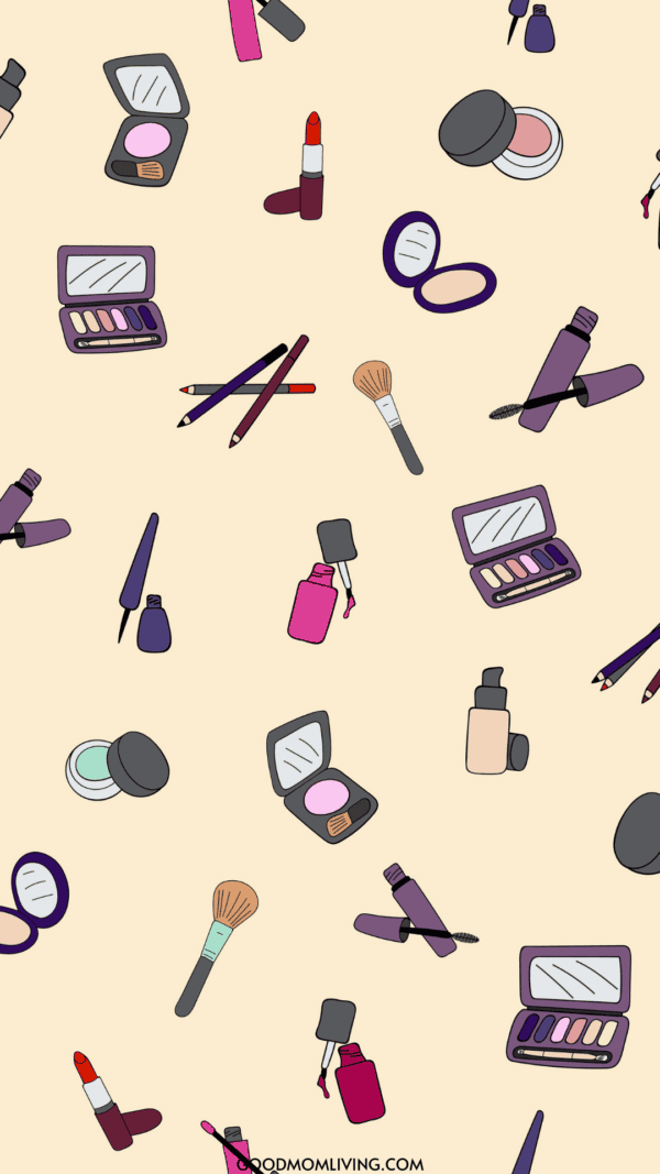 Makeup Wallpaper iPhone Free HD (Cosmetics Wallpaper) - Good Mom Living