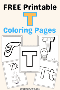 Letter T Coloring Page: Free Alphabet Printable - Good Mom Living