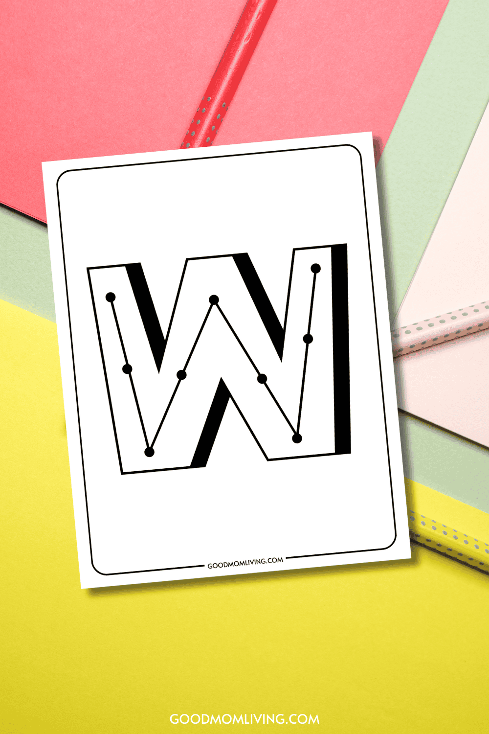 Letter W Coloring Pages: Free Alphabet Printable Page - Good Mom Living