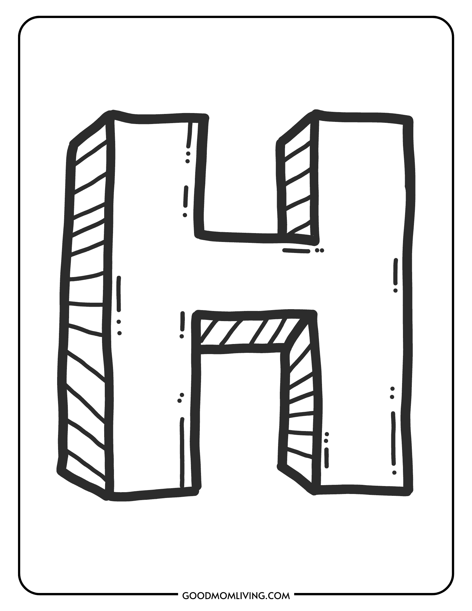 Free Printable Alphabet Coloring Pages for Kids (From a Mom Of 3 ...