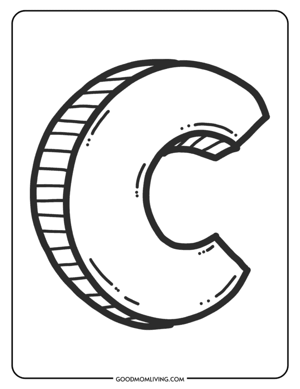 Free Printable Alphabet Coloring Pages for Kids (From a Mom Of 3 ...