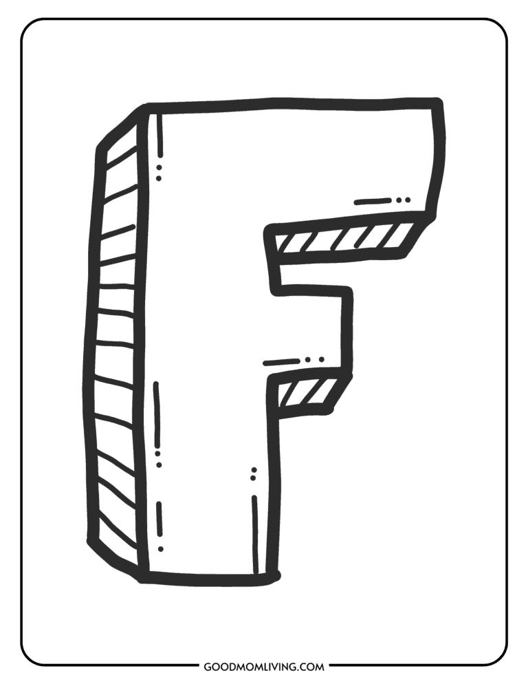Free Printable Alphabet Coloring Pages for Kids (From a Mom Of 3 ...