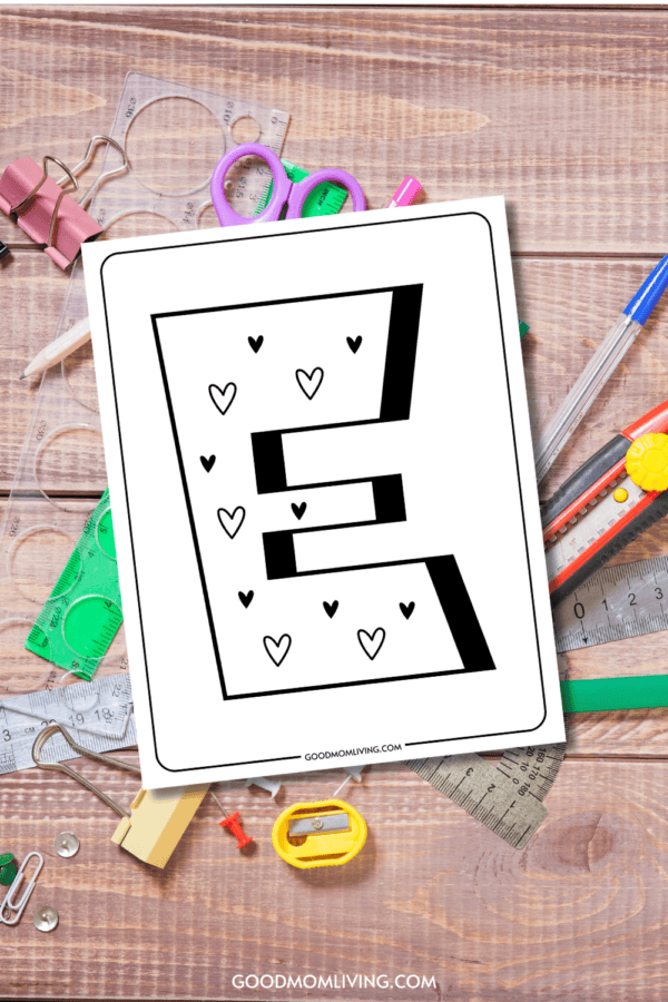 Letter E Coloring Page: Free Alphabet Printable Pages - Good Mom Living