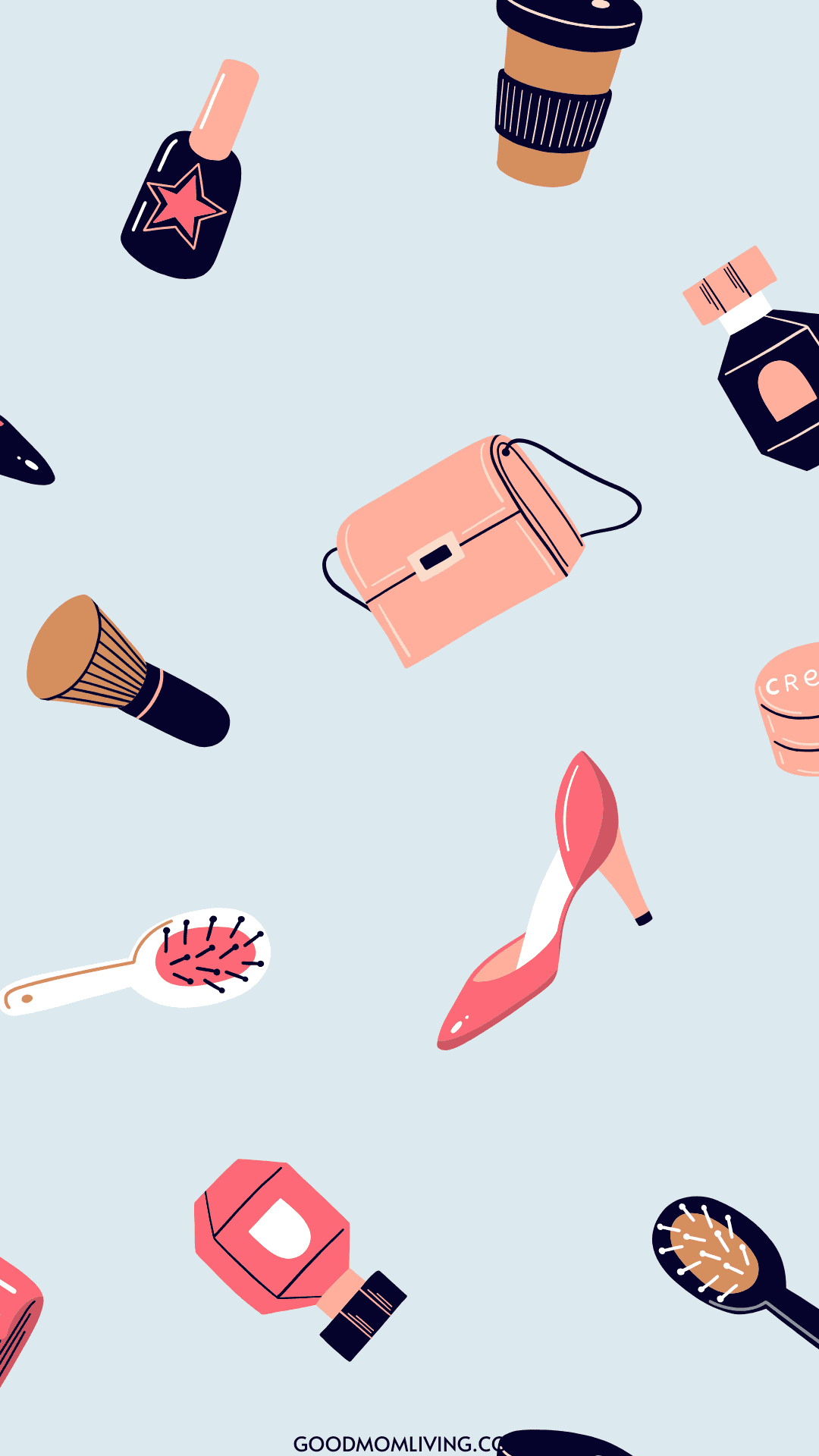 Makeup Wallpaper iPhone Free HD (Cosmetics Wallpaper) - Good Mom Living