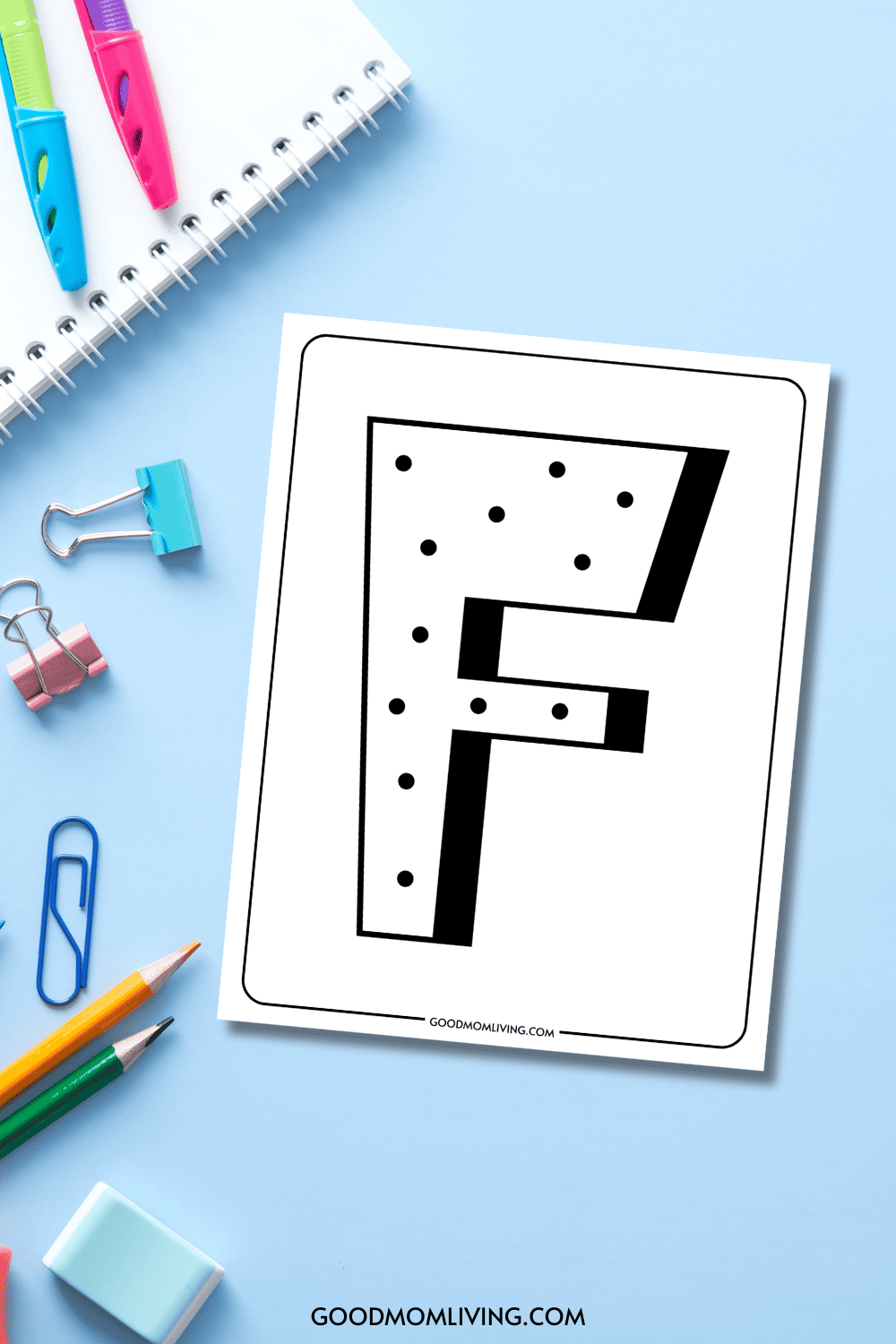 Letter F Coloring Page: Free Alphabet Printable Pages - Good Mom Living