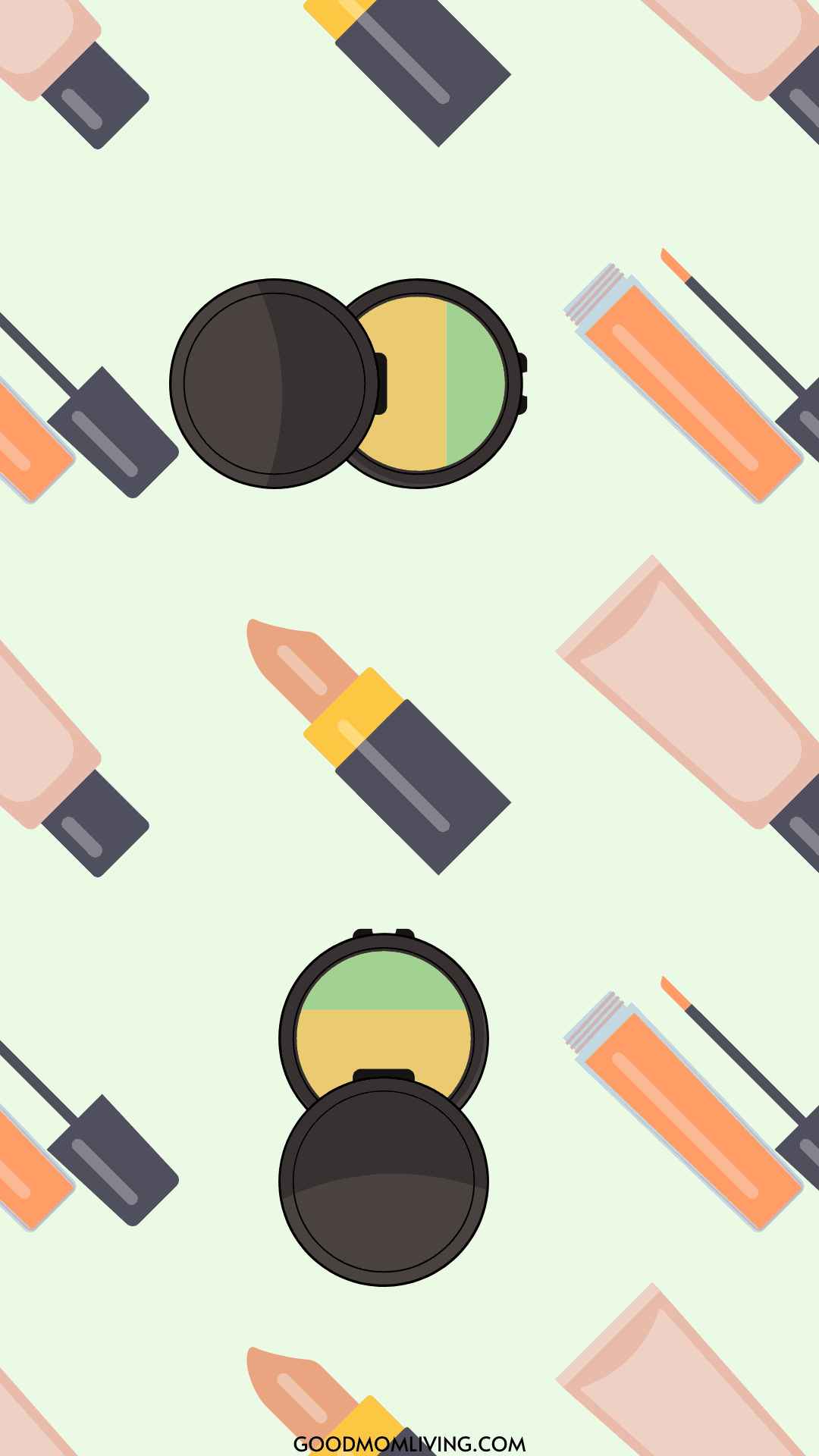 Makeup Wallpaper iPhone Free HD (Cosmetics Wallpaper) - Good Mom Living
