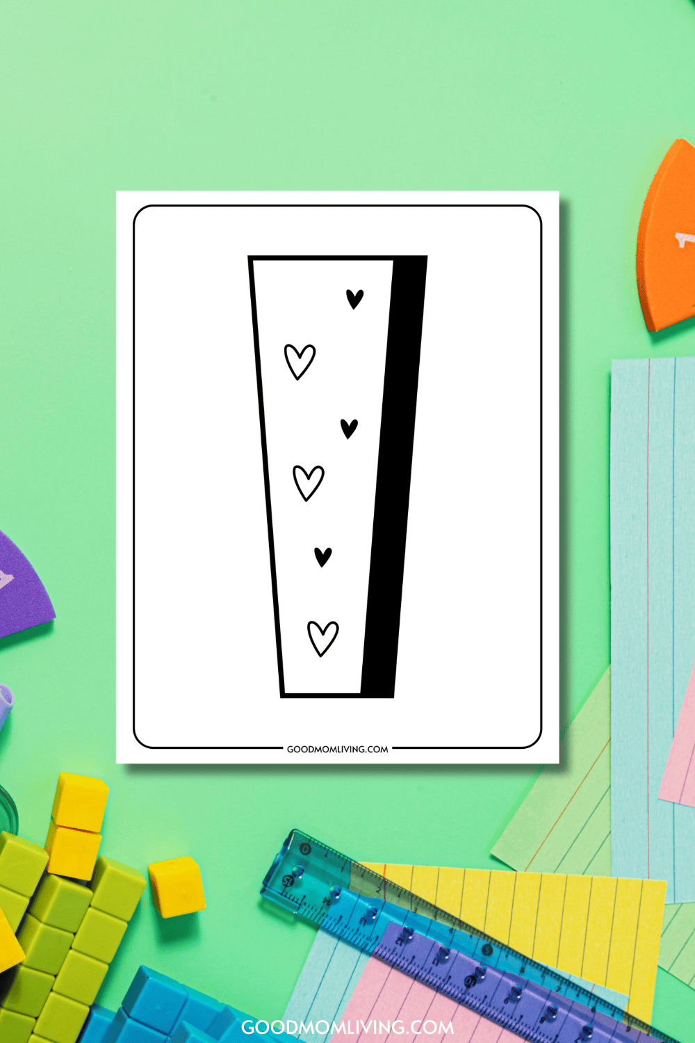 Letter I Coloring Pages: Free Alphabet Coloring Page - Good Mom Living