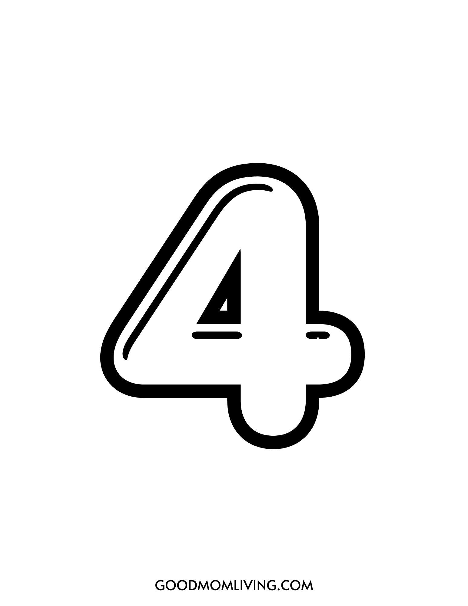 Bubble Numbers Free Printable Numbers 0 to 100 - Good Mom Living