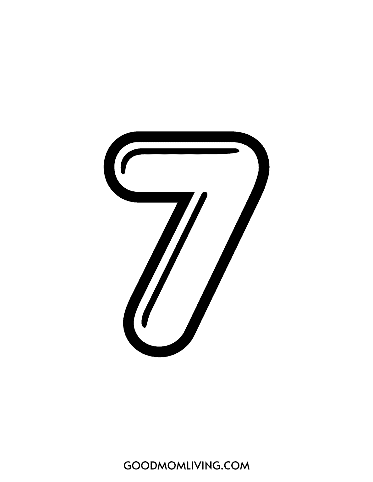 Bubble Numbers Free Printable Numbers 0 to 100 - Good Mom Living