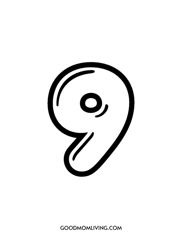 Bubble Numbers Free Printable Numbers 0 to 100 - Good Mom Living