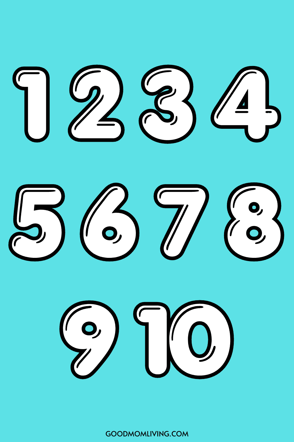 Bubble Letter W Free Printables and How to Draw! - Good Mom Living