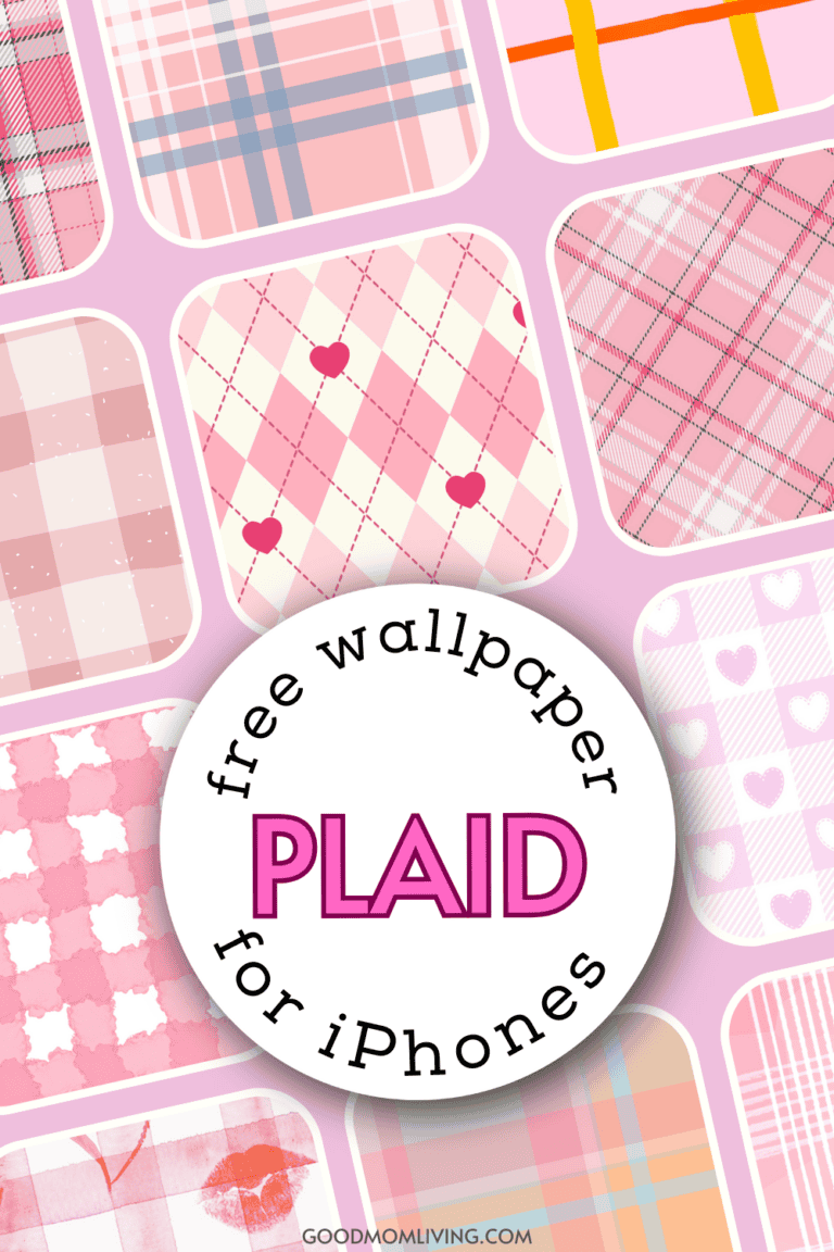 Pink Plaid Wallpaper iPhone HD (Hot Pink Plaid Wallpaper) - Good Mom Living