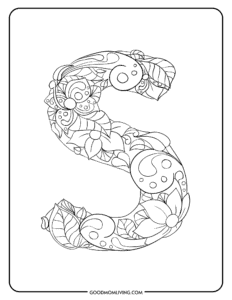 Letter S Coloring Pages: Free Alphabet Printable - Good Mom Living