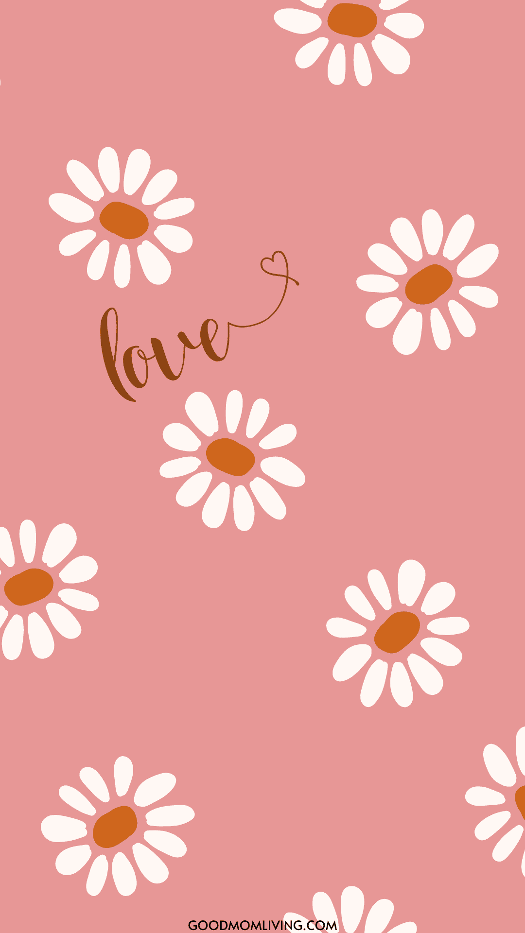 Preppy Flower Wallpaper iPhone (Preppy iPhone Wallpaper) - Good Mom Living