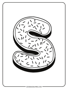 Letter S Coloring Pages: Free Alphabet Printable - Good Mom Living